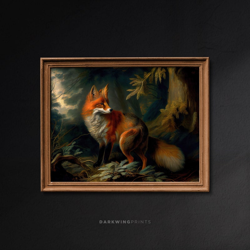 Fox Painting - Etsy