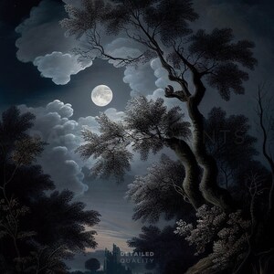 Set of 3 Dark Cottagecore Prints, Gothic Room Decor, Vintage Gallery ...