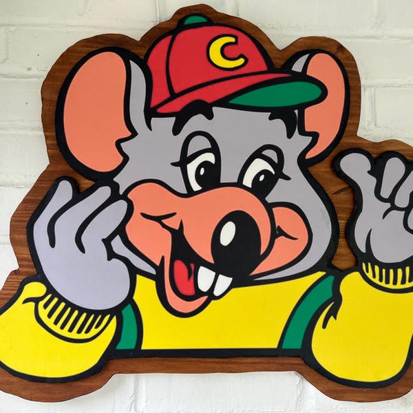 Chuck E. Cheese Sign - Etsy