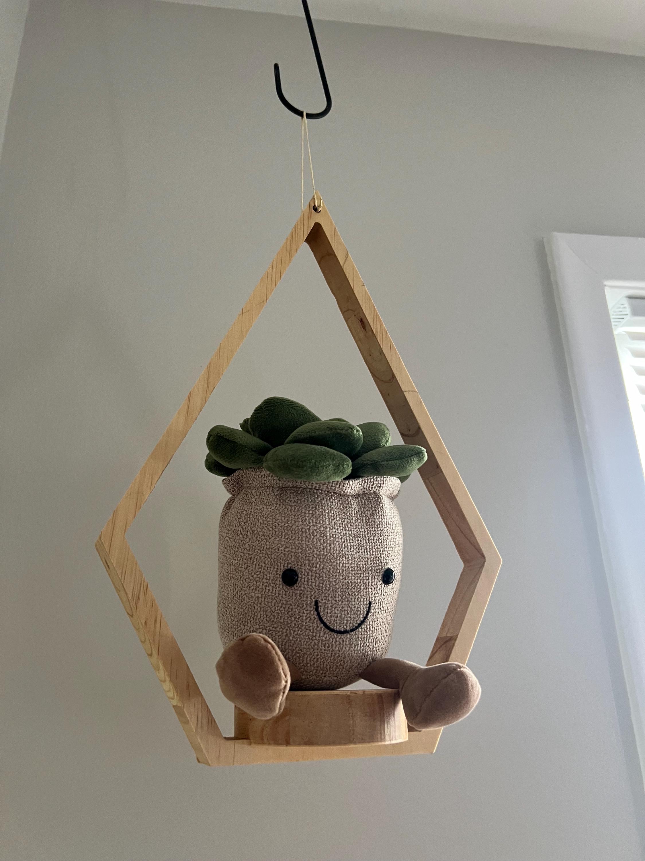 Boho Geometric Hanging Planters Set | Indoor Plant Hangers | Succulent ...