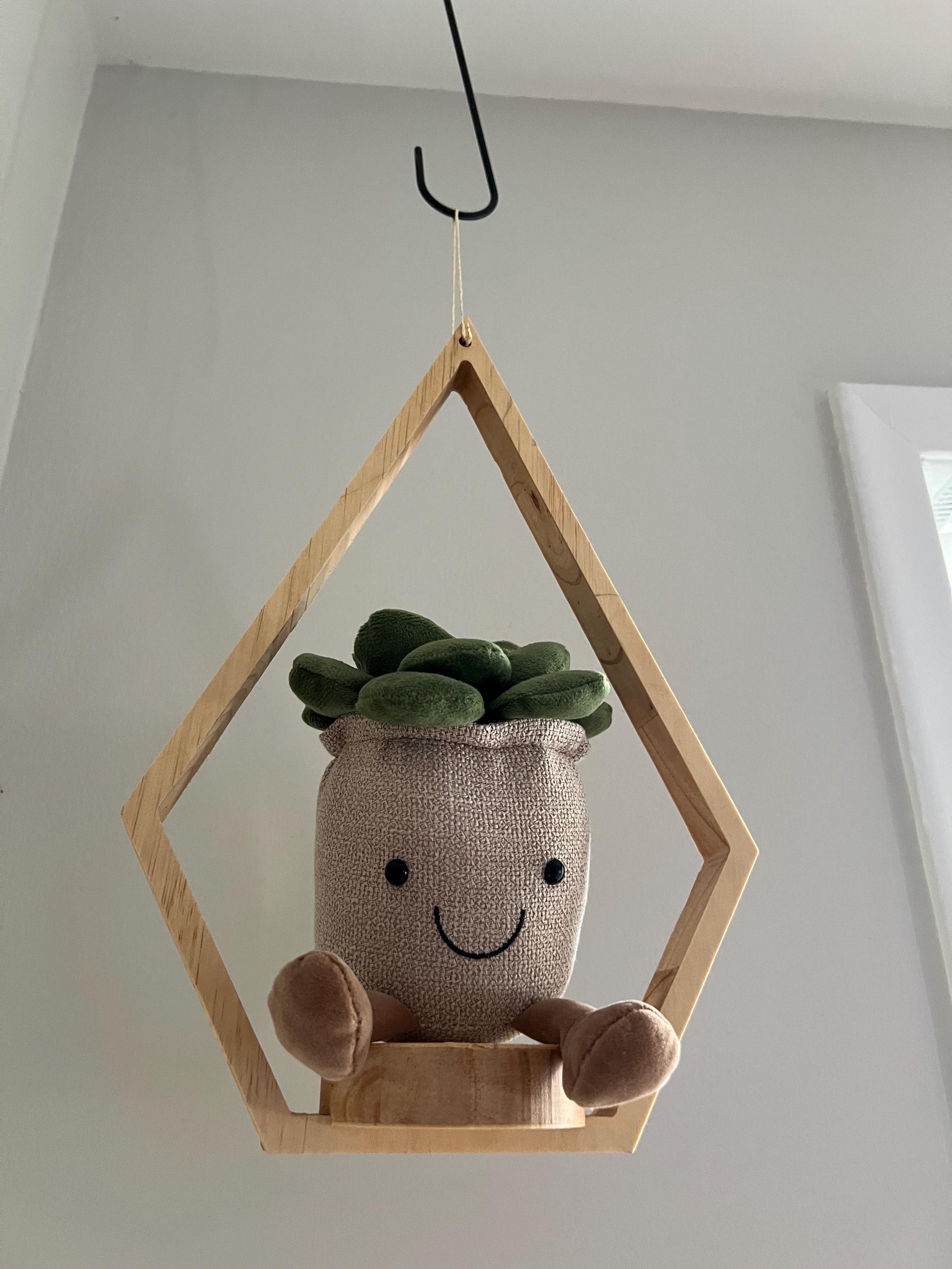 Boho Geometric Hanging Planters Set | Indoor Plant Hangers | Succulent ...