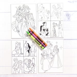 Inspired Princess Coloring Pages and Crayons - 1 Bag (1 Child ...
