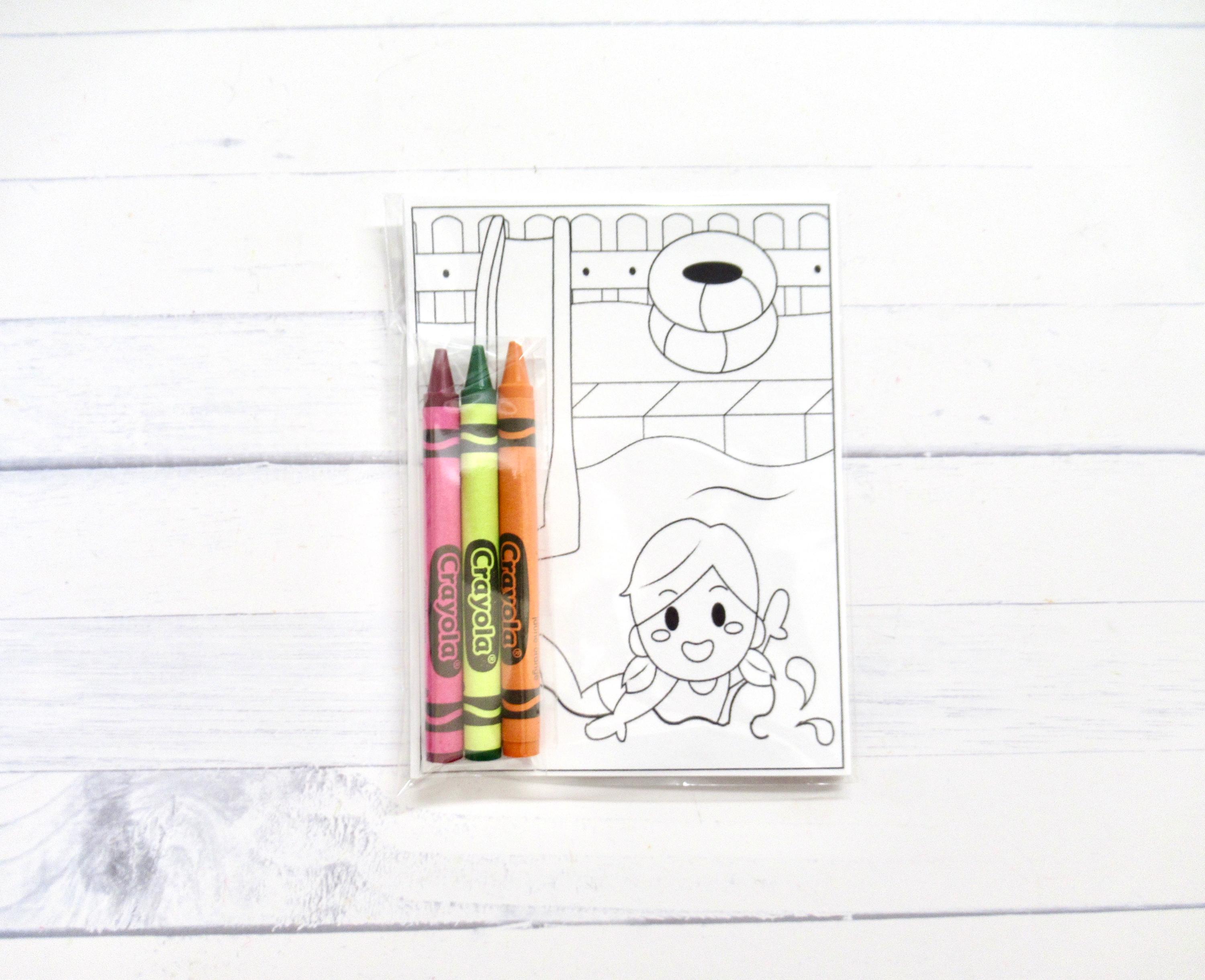 Pool Party Coloring Pages and Crayons - 1 Bag (1 Child) - Pool Party ...
