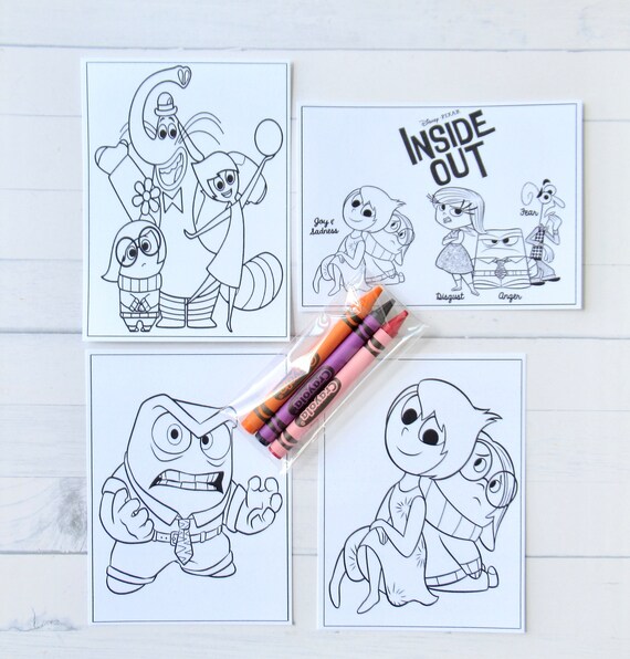 Inside Out Cartoon Coloring Pages