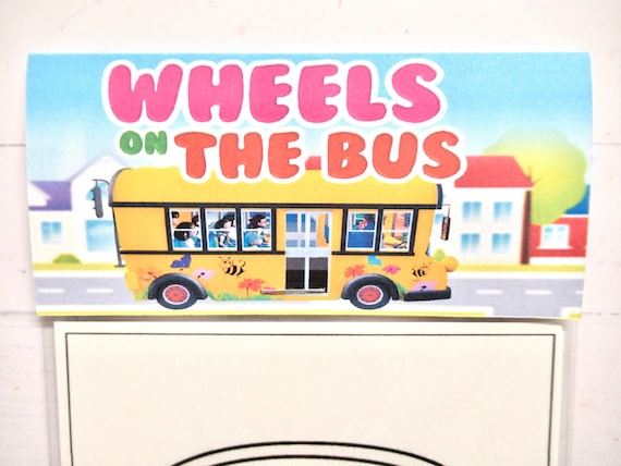 Wheels On The Bus Coloring Page