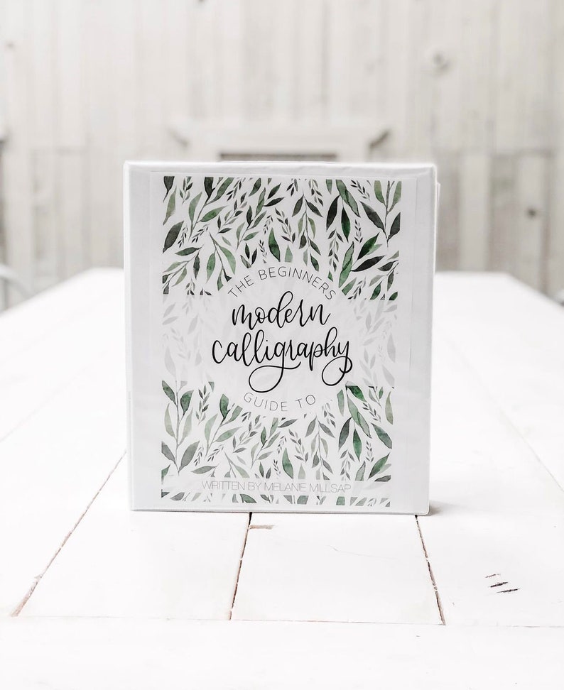 Beginner Modern Calligraphy Workbook - Etsy Beginner Modern Calligraphy Workbook - Etsy