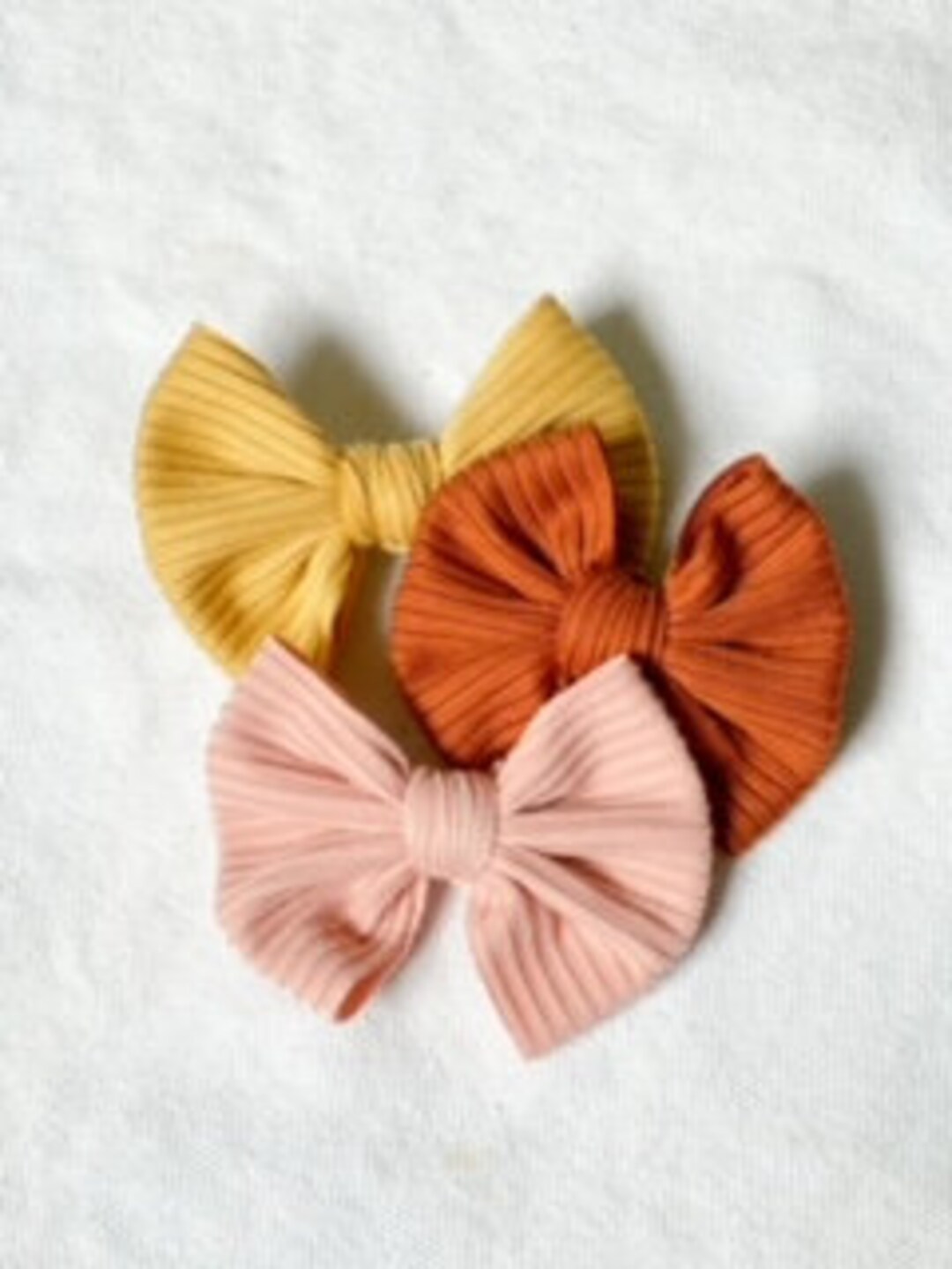 Kids Handmade Bow Set, Custom Girl's Hair Accessories, Soft Baby ...