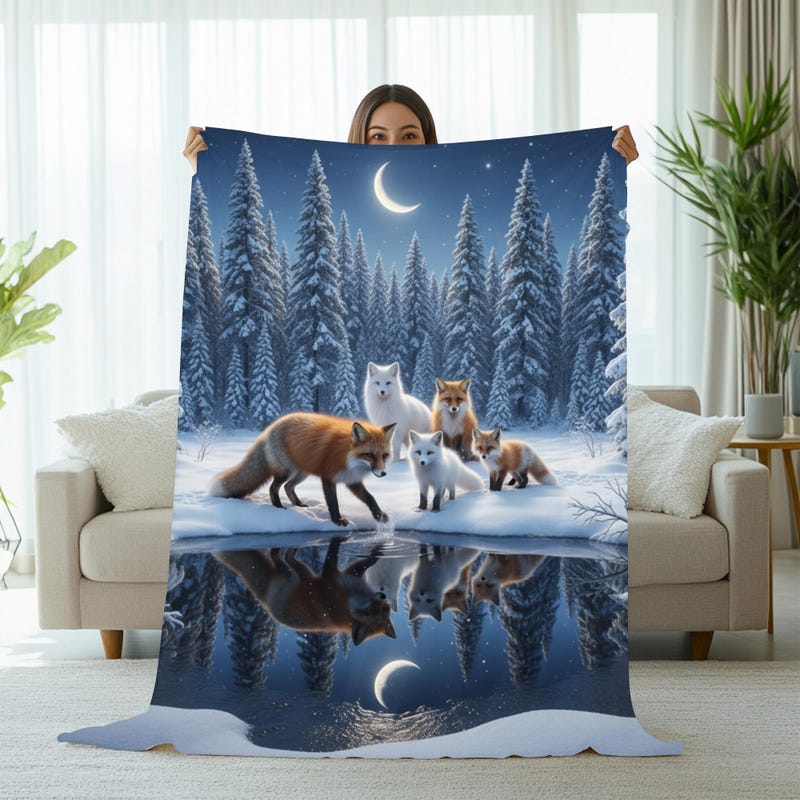 Red Fox Bedding - Etsy