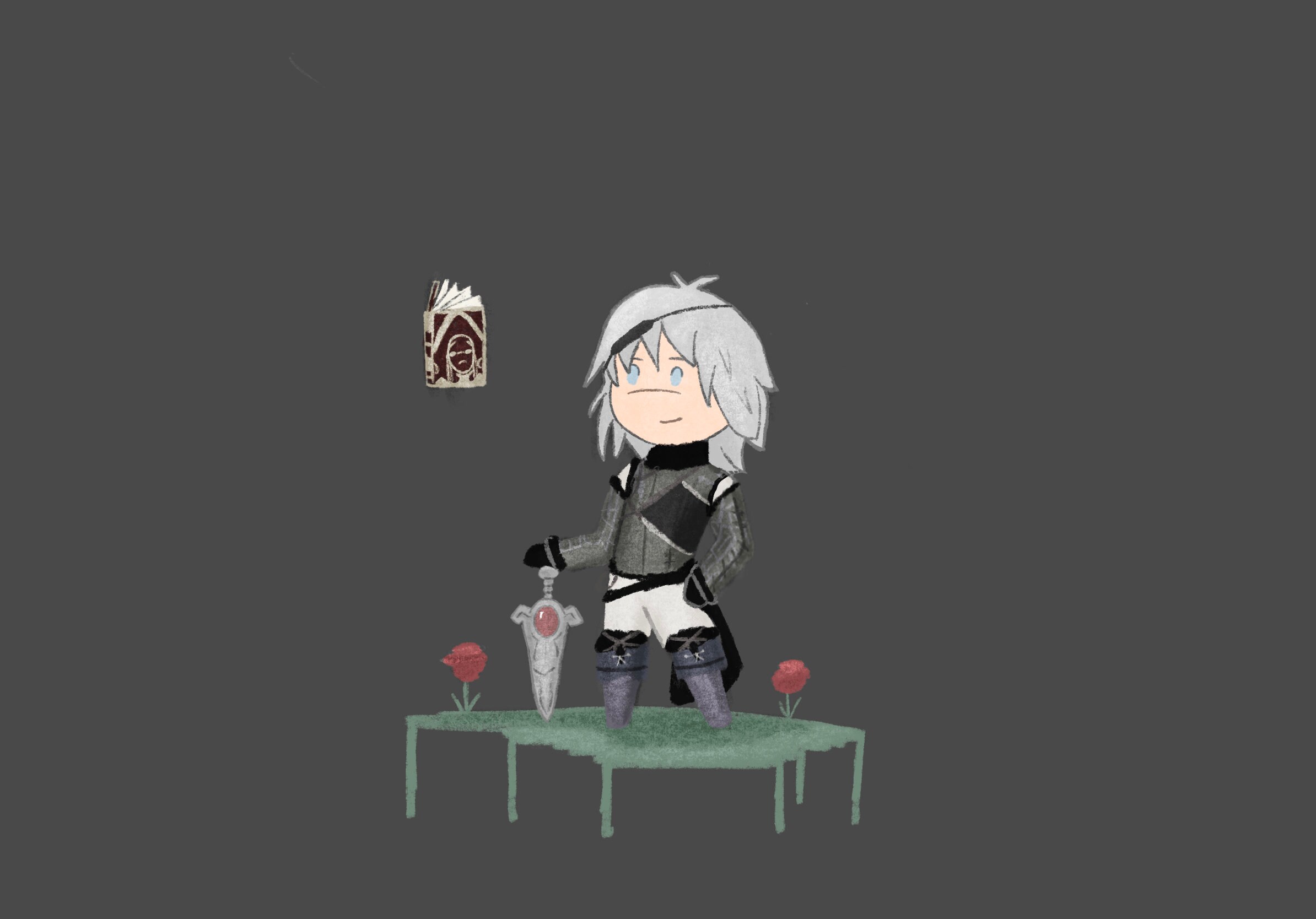 Nier Replicant Brother Nier and Weiss Sticker - Etsy