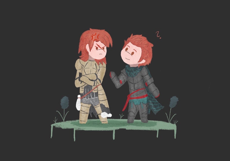 Sylvain and Miklan Fire Emblem Three Hopes Sticker - Etsy