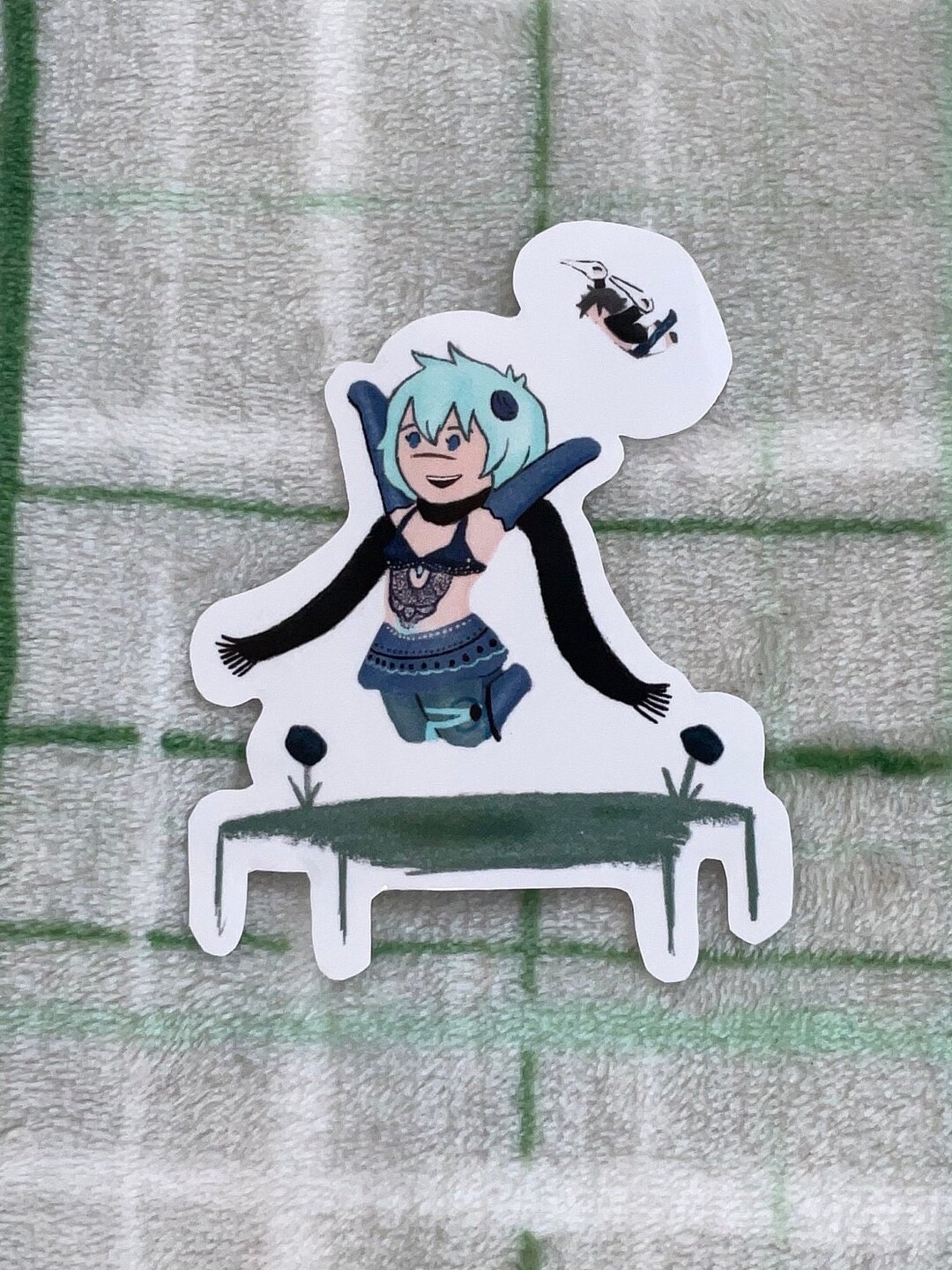 Drakengard 3 Intoner Two and Plushie Cent Sticker - Etsy