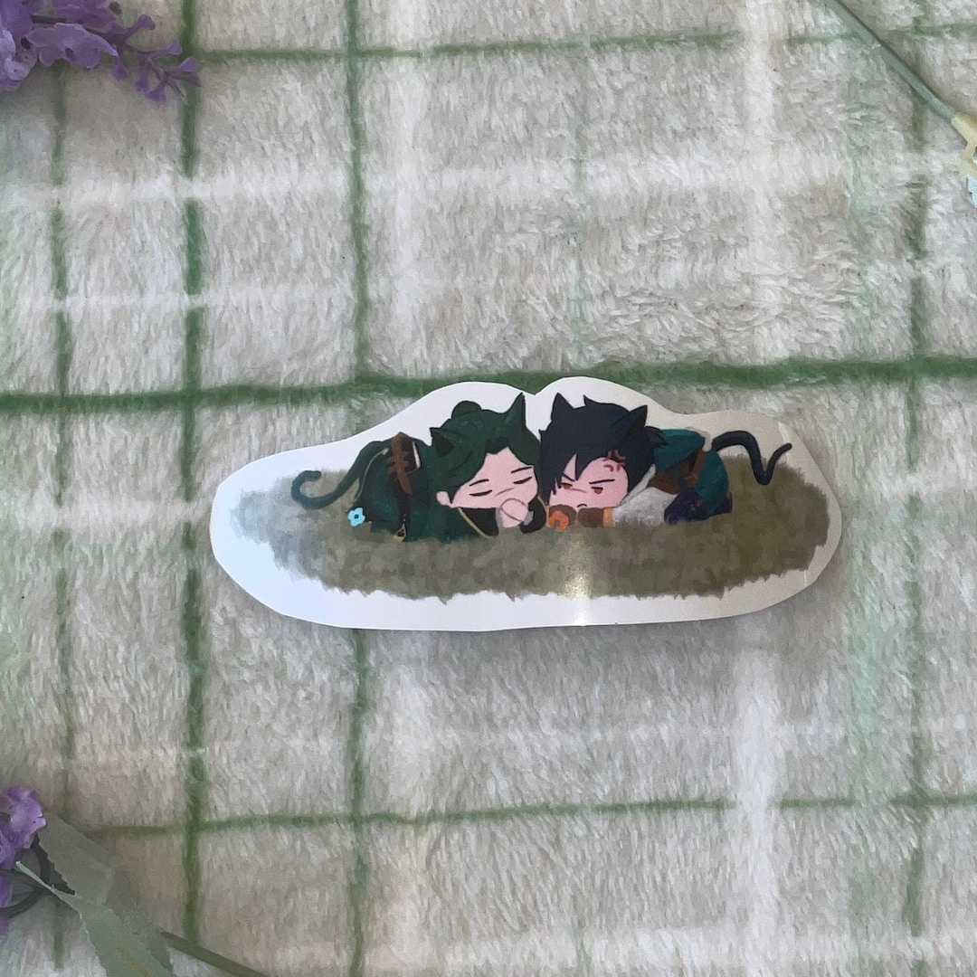 Cat Felix and Linhardt Fire Emblem Three Houses Sticker - Etsy