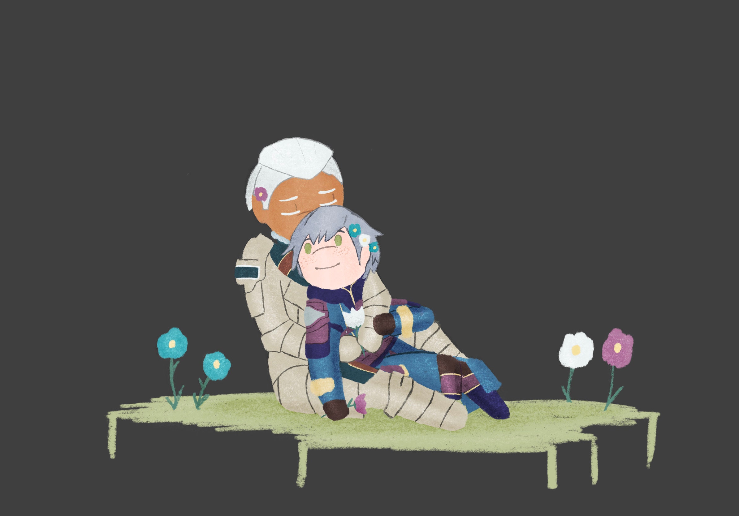 Ashe and Dedue Fire Emblem Three Houses Sticker - Etsy