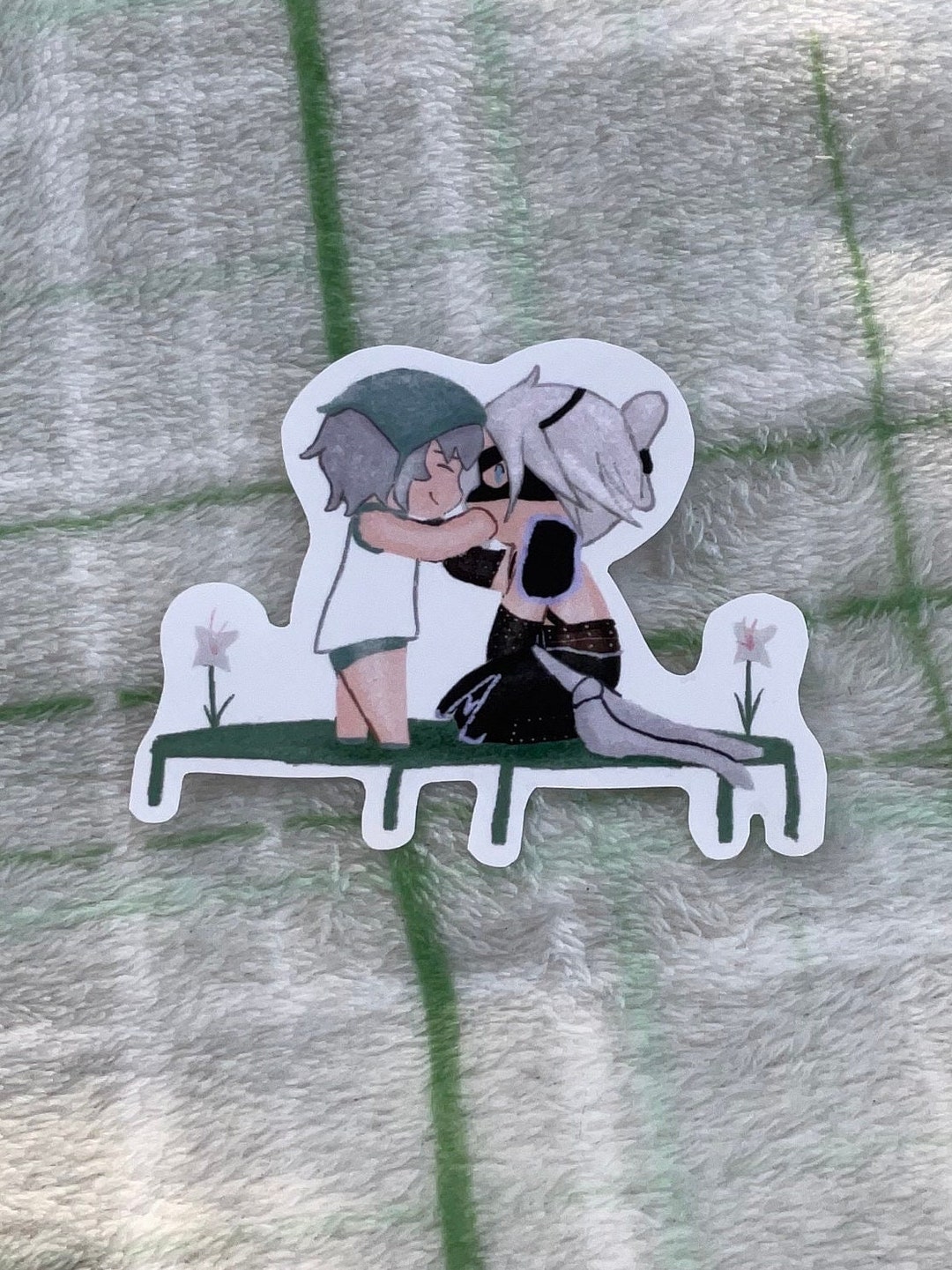 Nier Replicant Papa Nier and Yonah Sticker - Etsy