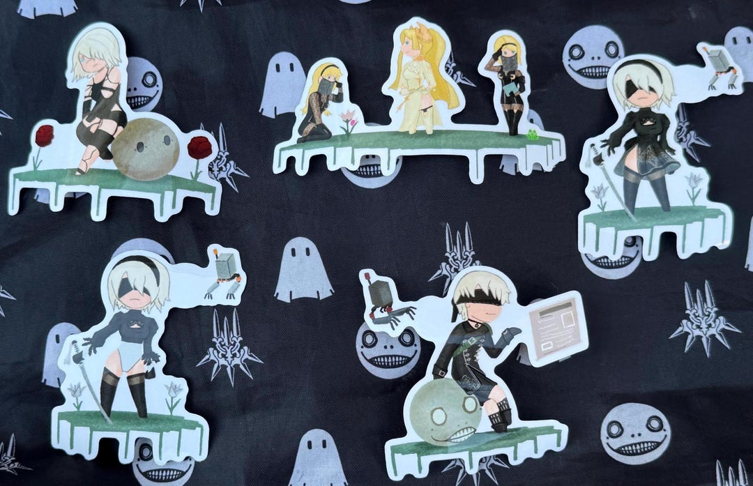 Nier Automata 5 Sticker Set - Etsy