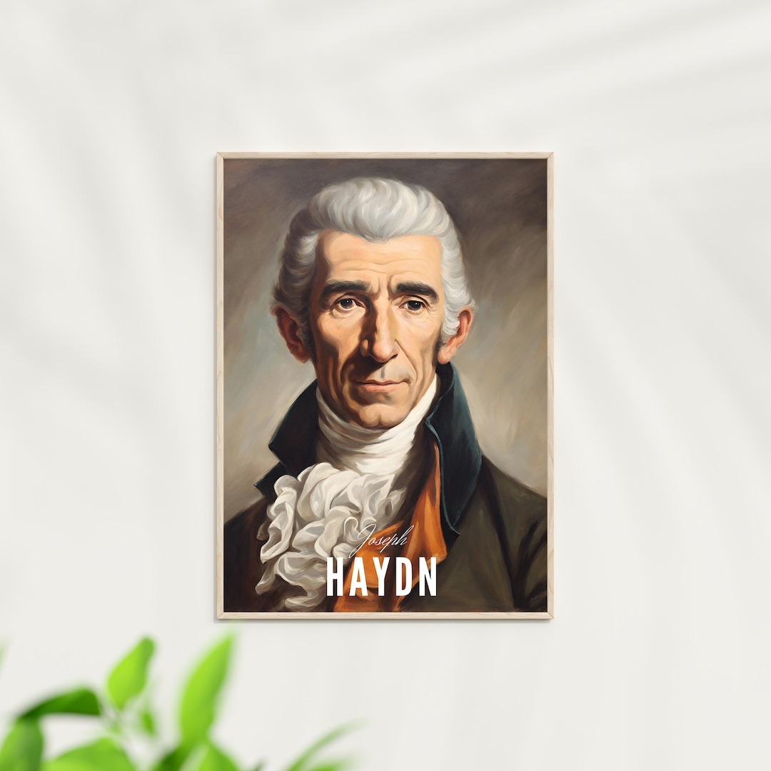 Joseph Haydn Portrait: Classical Composer Oil Painting Art (digital ...
