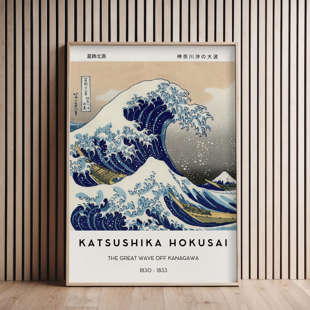 Great Wave Wall Art | Japanese Fine Art Print | Ocean Wave Print ...