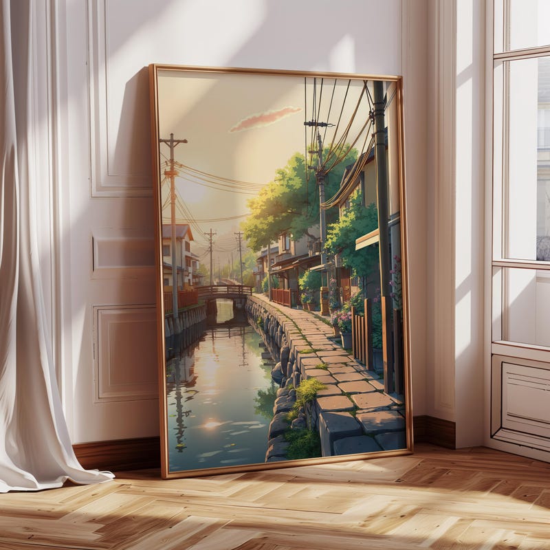 Anime Background Poster - Etsy