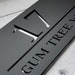 MODERN HOUSE SIGN | Black Matt and Mirror | 290mm X 140mm - Etsy