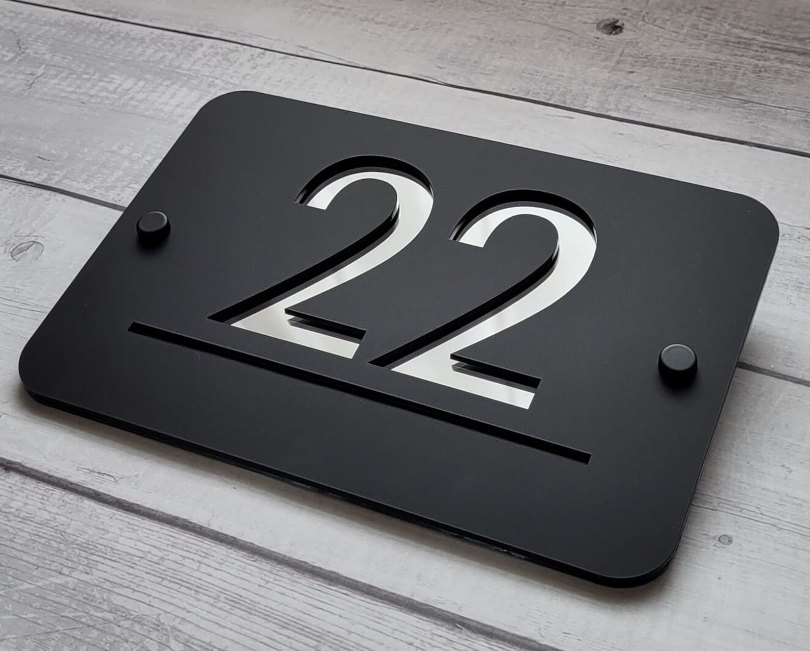MODERN HOUSE SIGN | House Number | Address Sign | 195mm X130mm | 230mm ...