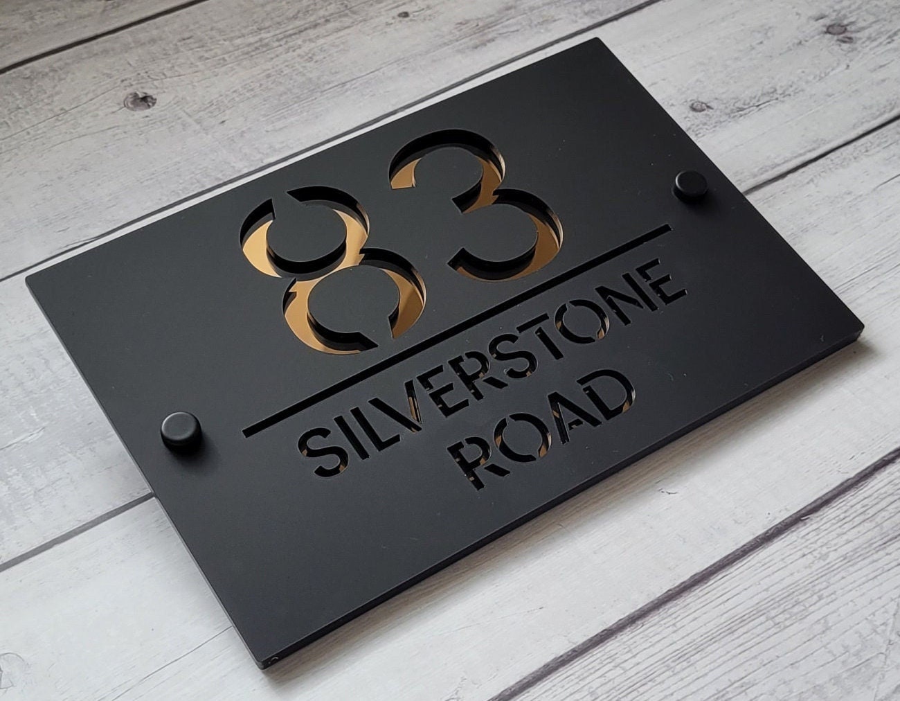 MODERN HOUSE SIGN House Number Plate House Door Sign - Etsy