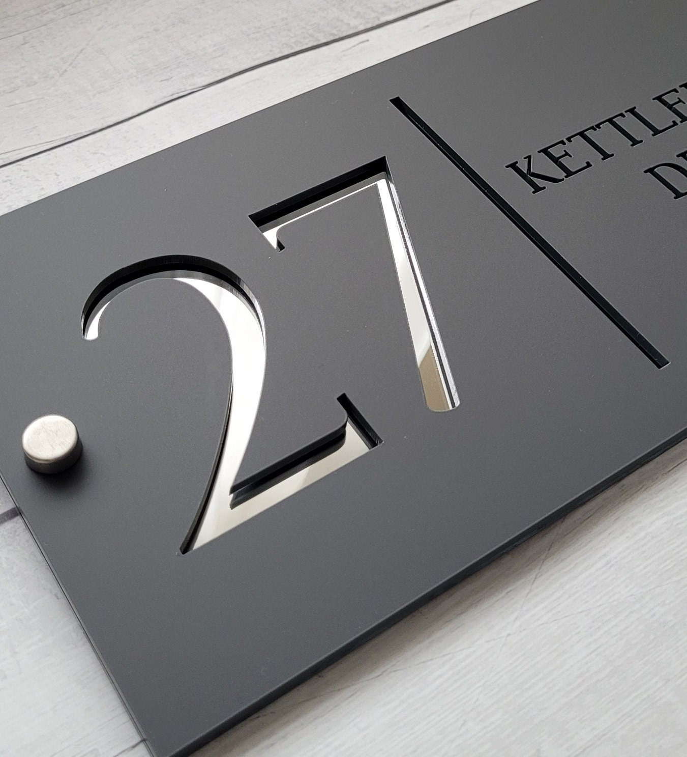MODERN HOUSE SIGN House Number Sign 290 X 140mm 360 X 175mm 490 X 230mm ...
