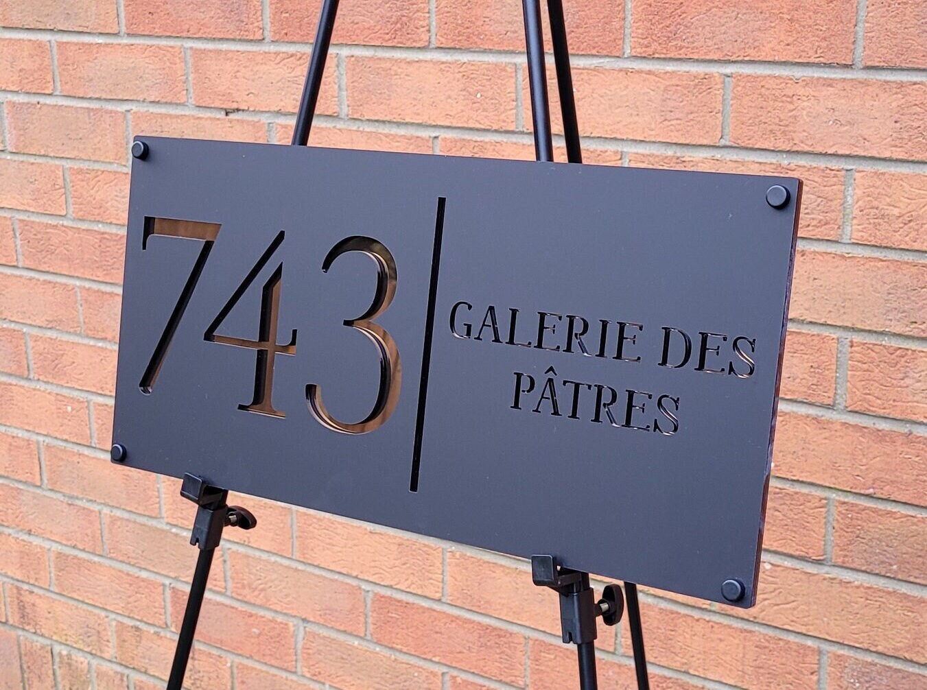 MODERN HOUSE SIGN House Number Sign 290 X 140mm 360 X 175mm 490 X 230mm ...