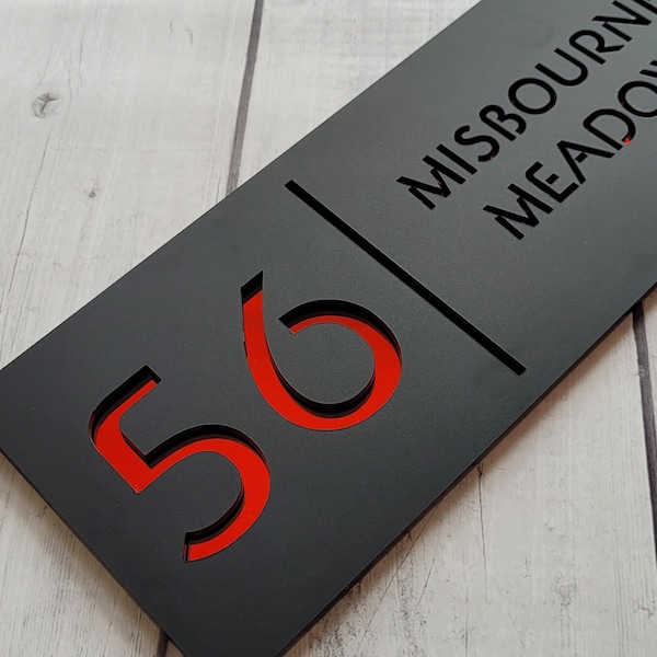 Modern Door Sign - Etsy UK
