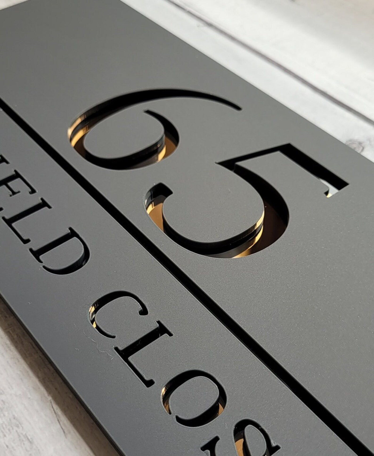 MODERN HOUSE SIGN | 290mm X 140mm - Etsy