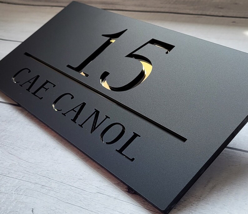 MODERN HOUSE SIGN | 290mm X 140mm - Etsy