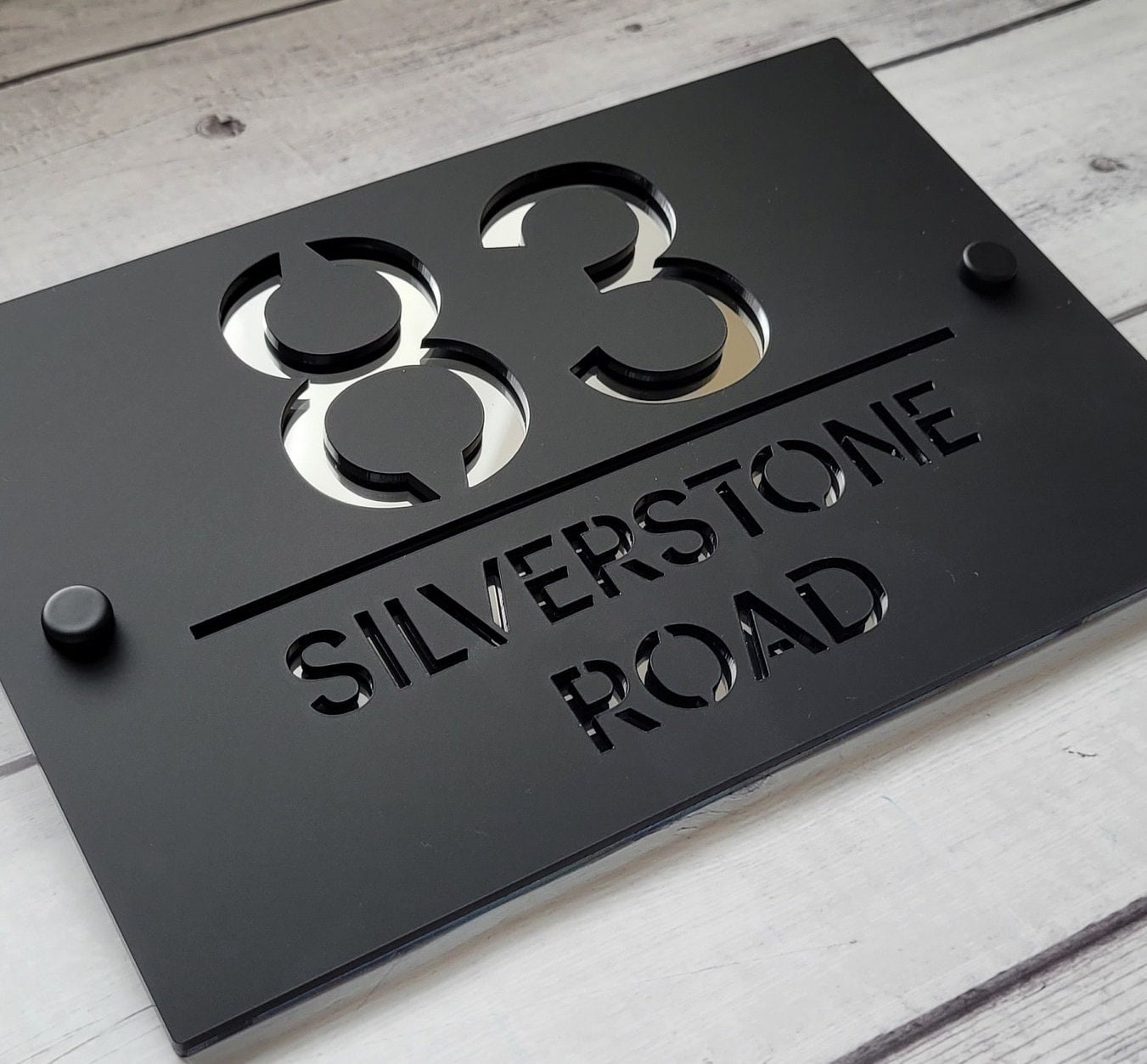 MODERN HOUSE SIGN House Number Plate House Door Sign - Etsy