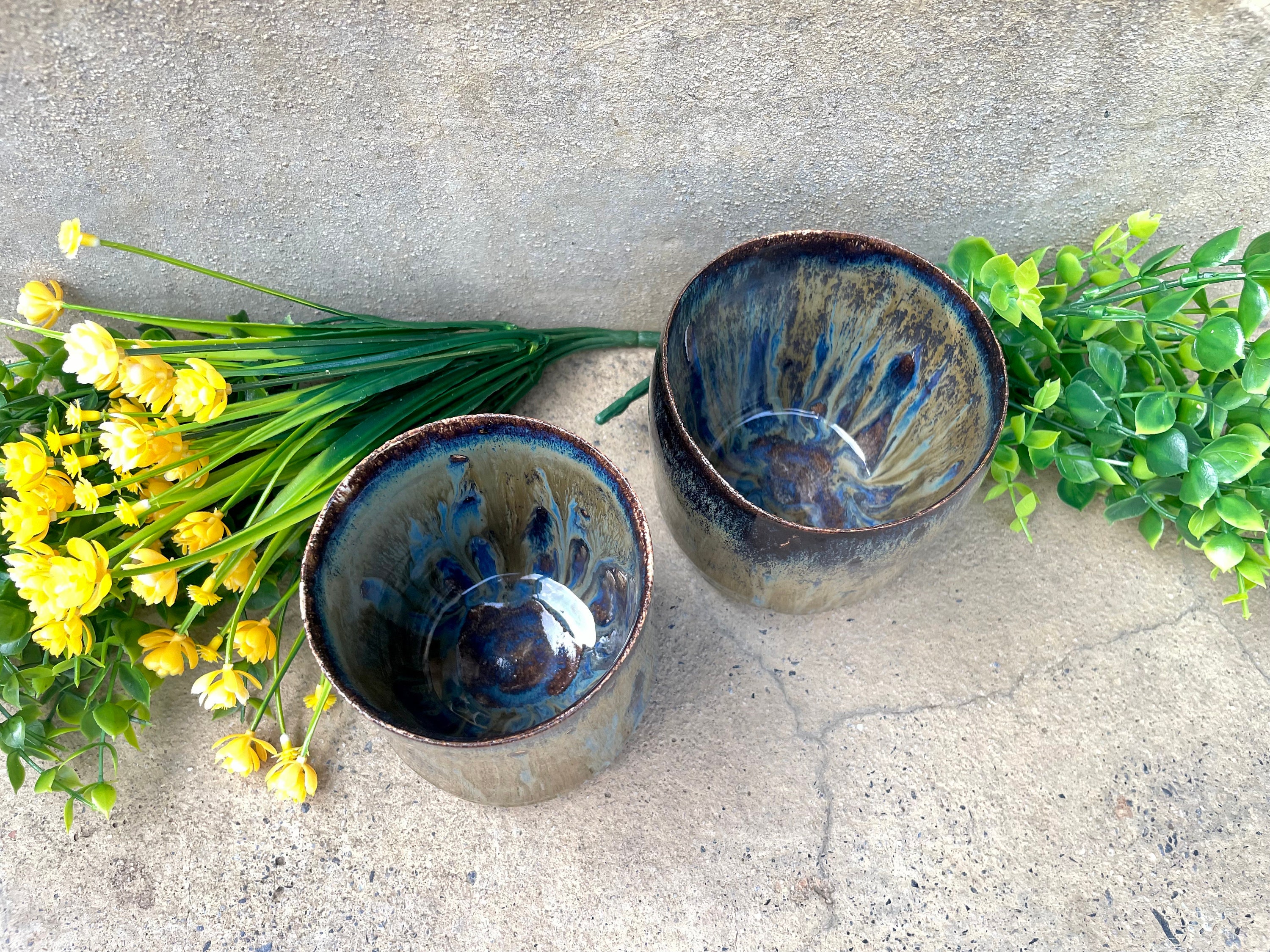 Geode Inspired Ceramic Vessels / Cups / Vases / Holders / Pots - Etsy