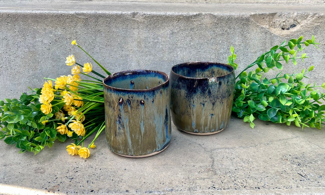 Geode Inspired Ceramic Vessels / Cups / Vases / Holders / Pots - Etsy