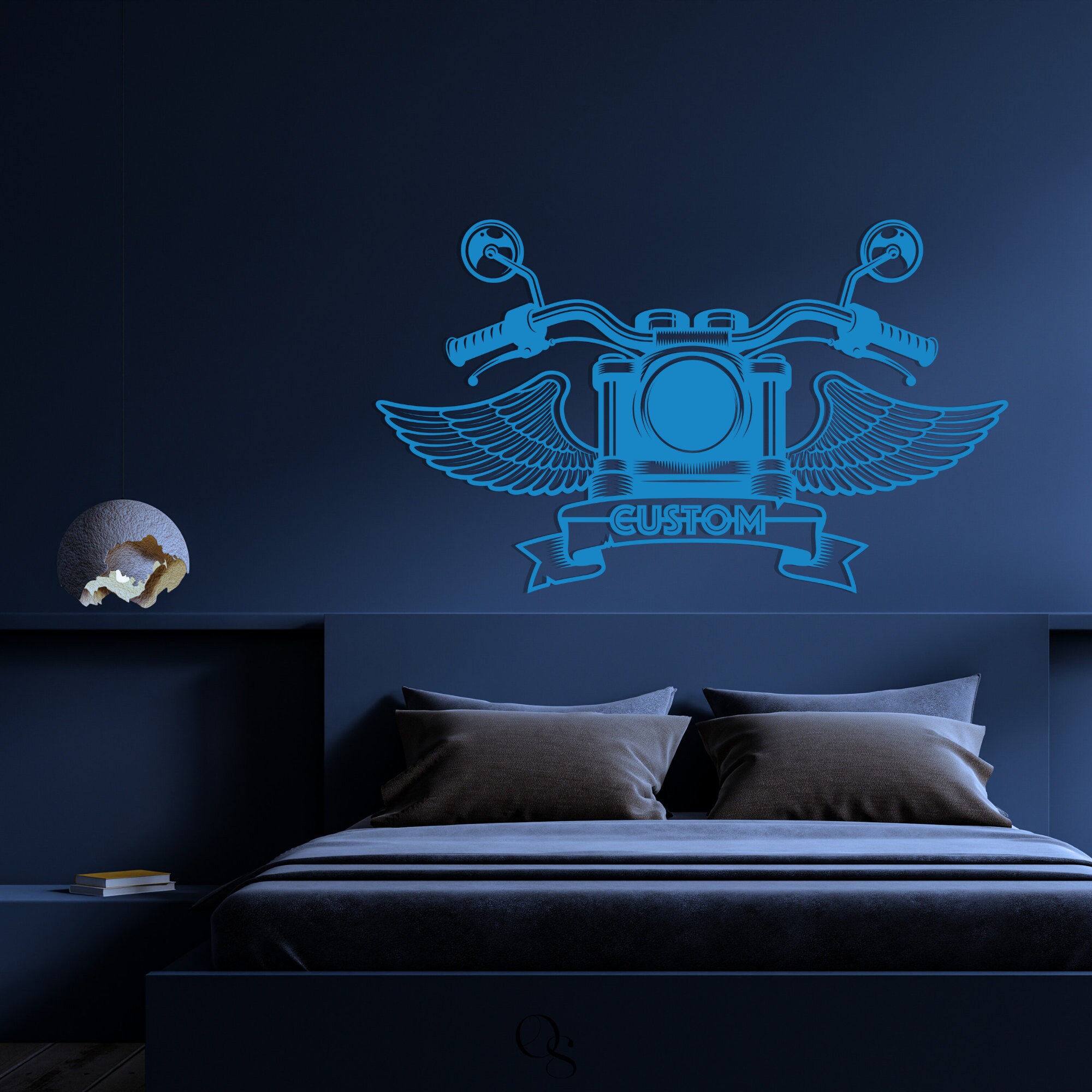 Personalized Motorcycle Metal Sign, Custom Bike Sign, Oversize Metal ...