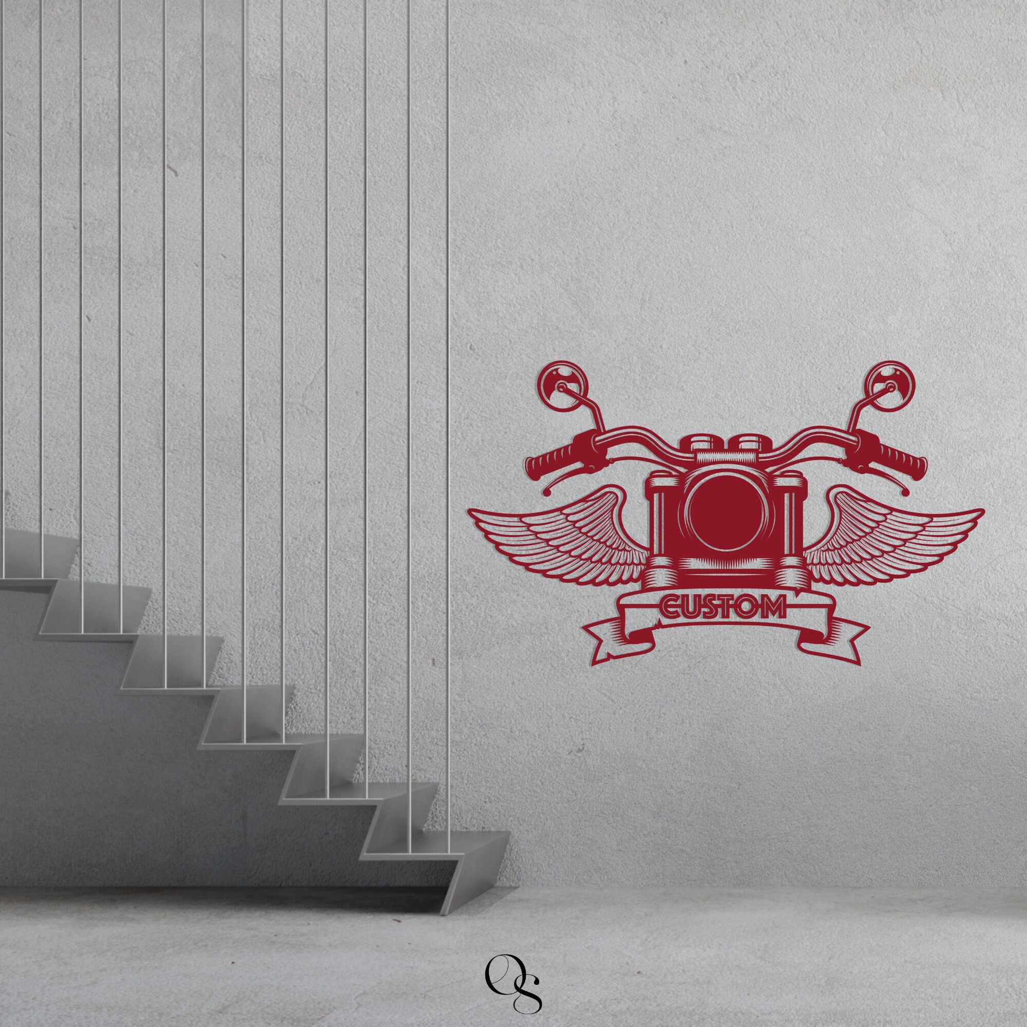 Personalized Motorcycle Metal Sign, Custom Bike Sign, Oversize Metal ...