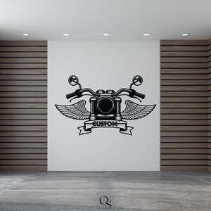 Personalized Motorcycle Metal Sign, Custom Bike Sign, Oversize Metal ...