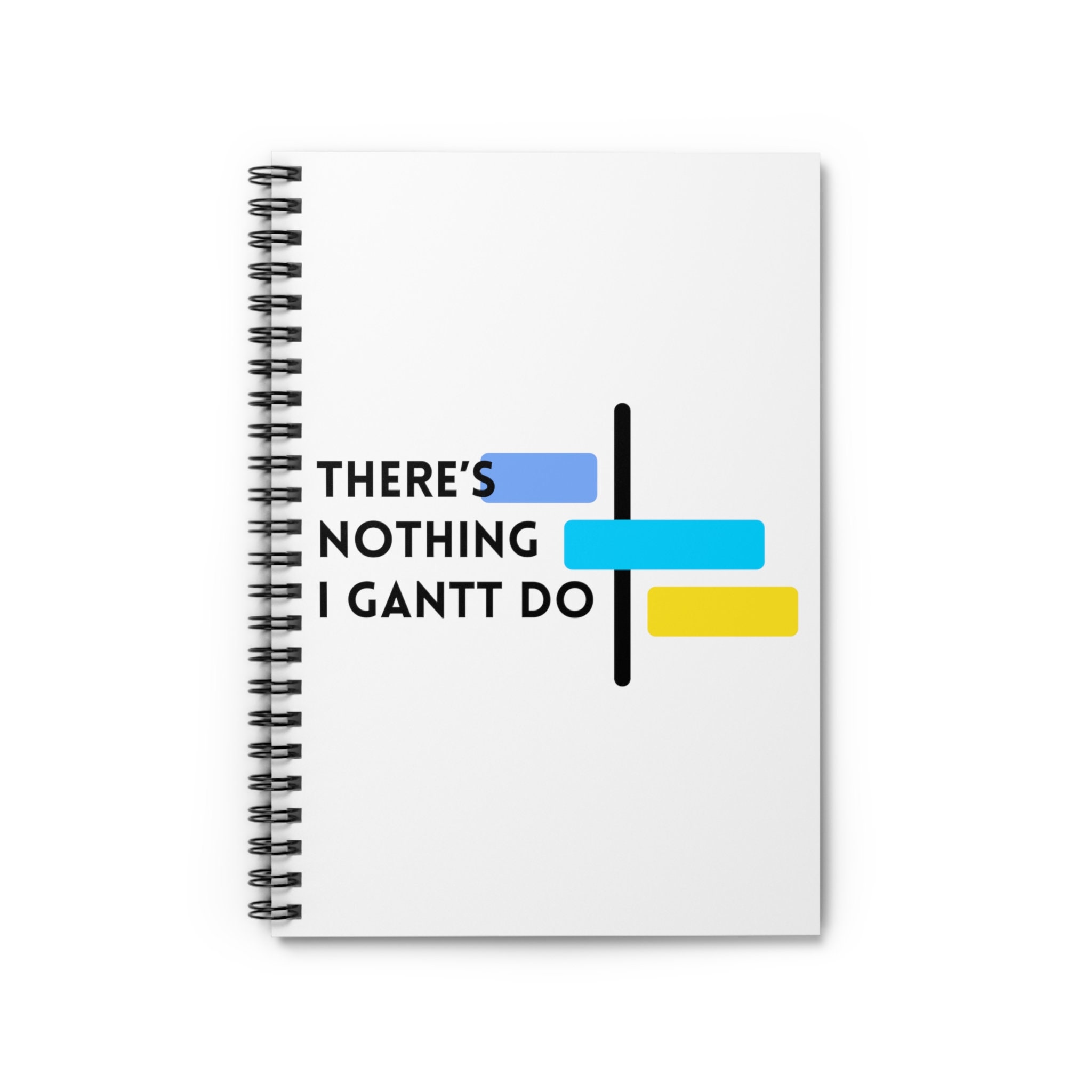 Funny Gantt Chart Pun Project Manager Notebook, Project Manager Gift ...