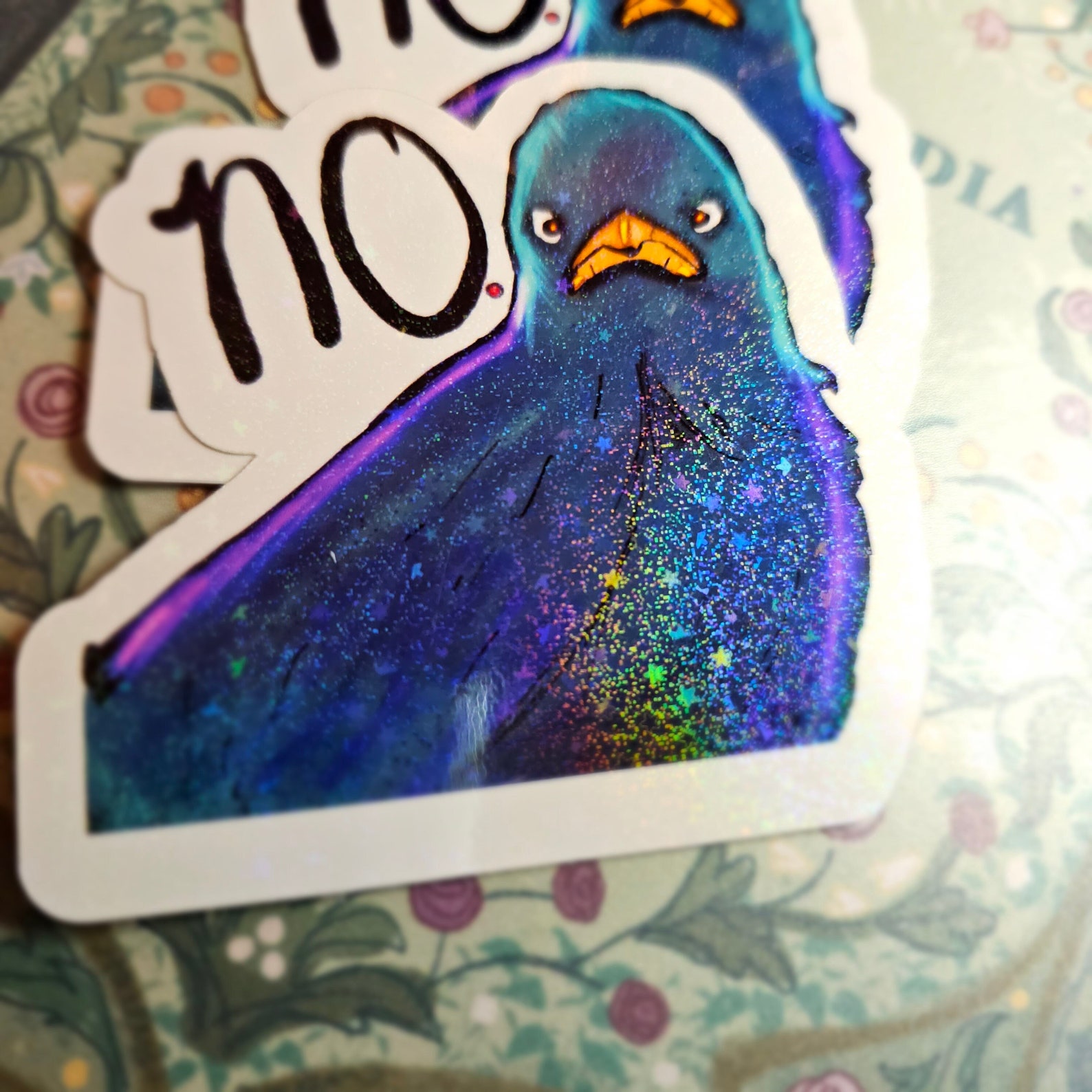 Grumpy No. Bird Vinyl Sticker - Funny Bird Watcher Gift - Etsy
