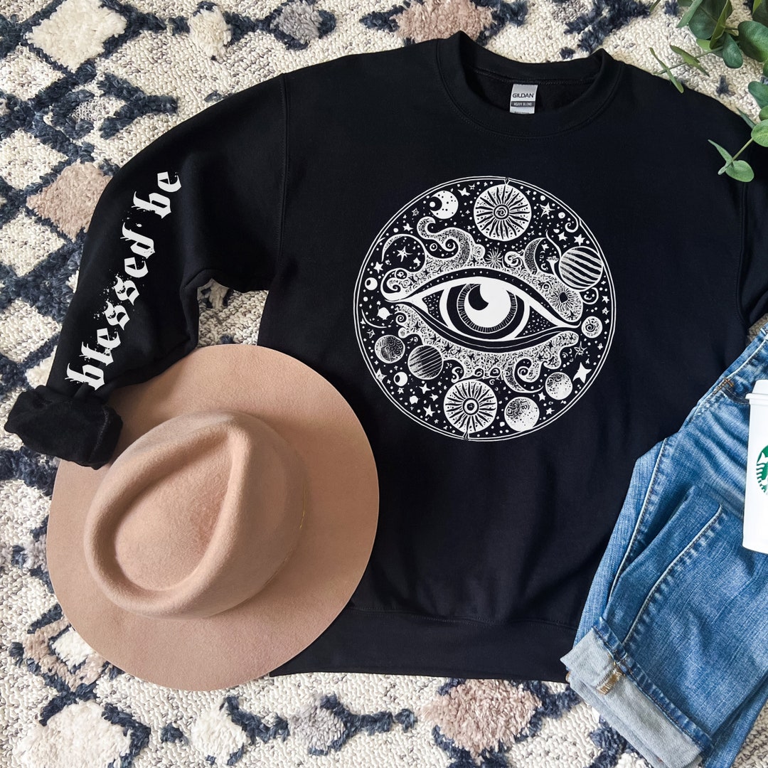 All Seeing Eye Sweatshirt: Spiritual Celestial Tarot Crewneck - Etsy