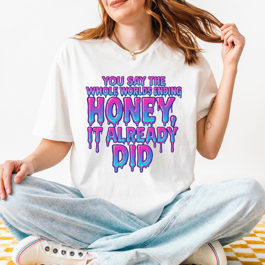 Sad Girl Vaporwave Tee: Bo Burnham Lyrics, Drippy Text Shirt - Etsy