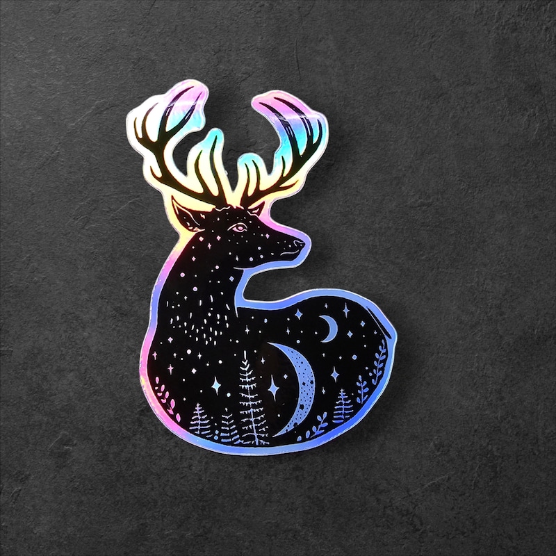 Enchanted Deer Decal - Etsy