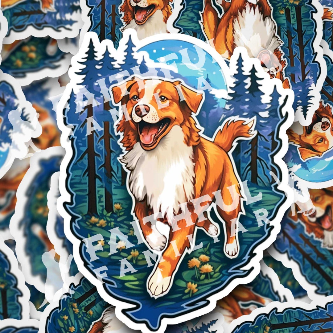 Nova Scotia Duck Tolling Retriever Familiar Sticker Full - Etsy