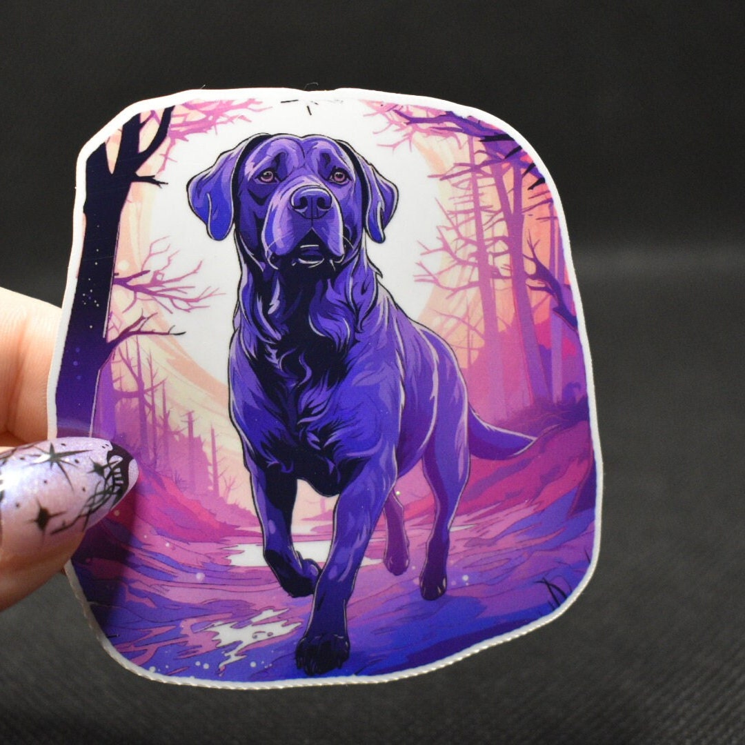 Black Lab Sticker: Labrador Retriever Familiar Decal, Dog Lover Gift - Etsy