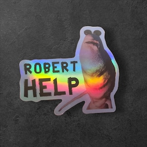 Marcus the Worm Vrchat Worm, Fanart Sticker, Robert Help - Etsy