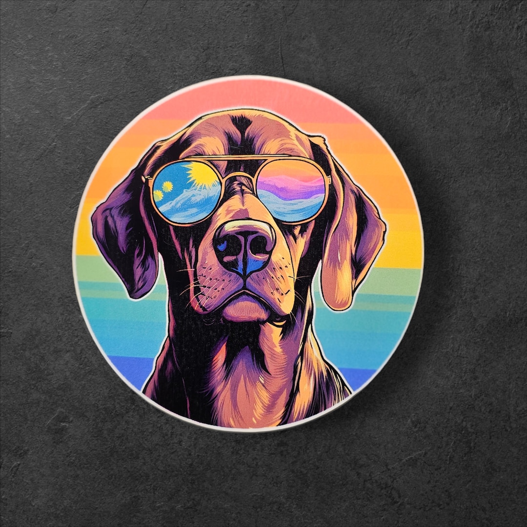 Plott Hound Trippy Sticker, Plott Hound Dog Sticker/ Decal, Holographic ...
