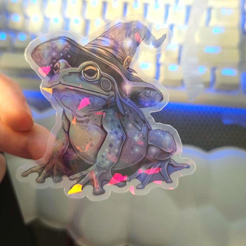 Frog With Wizard Hat - Etsy