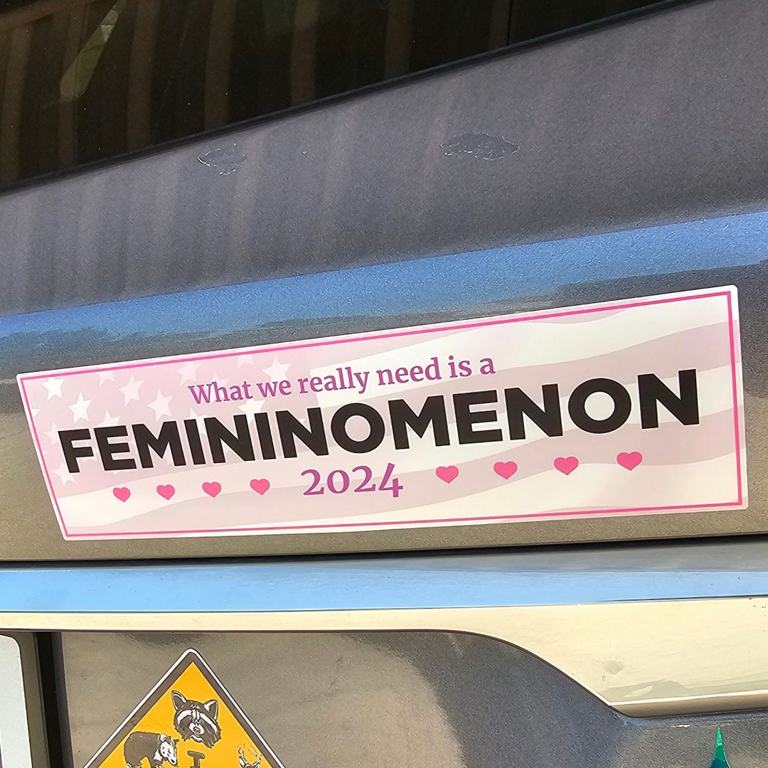 Femininomenon 2024 Bumper Sticker: Women's Rights, Pro-choice Vinyl ...