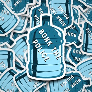 Bonk the Police, College Protest Sticker, Anti Capitalist, Equal Rights ...
