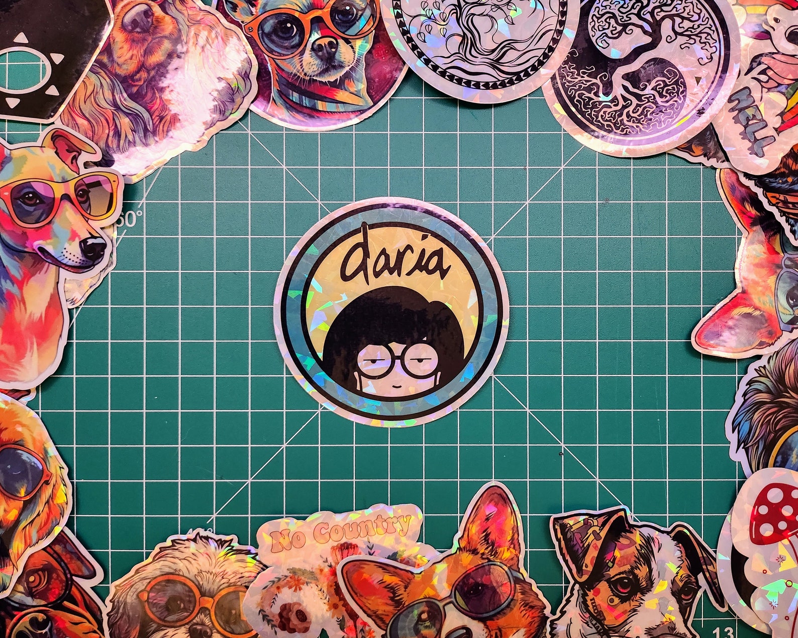 Daria Old School Sticker Laptop Sticker Water Bottle - Etsy