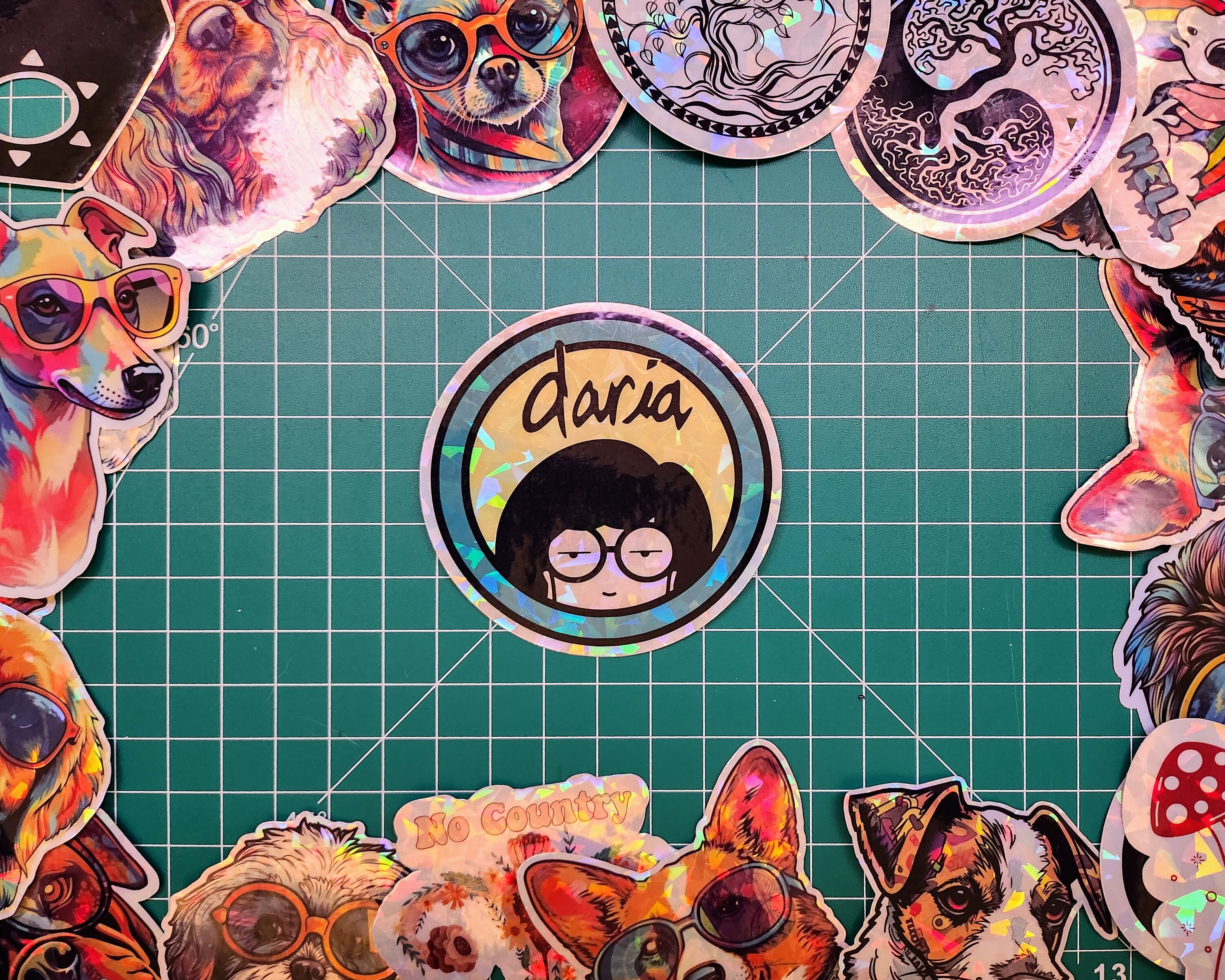 Daria Old School Sticker Laptop Sticker Water Bottle - Etsy